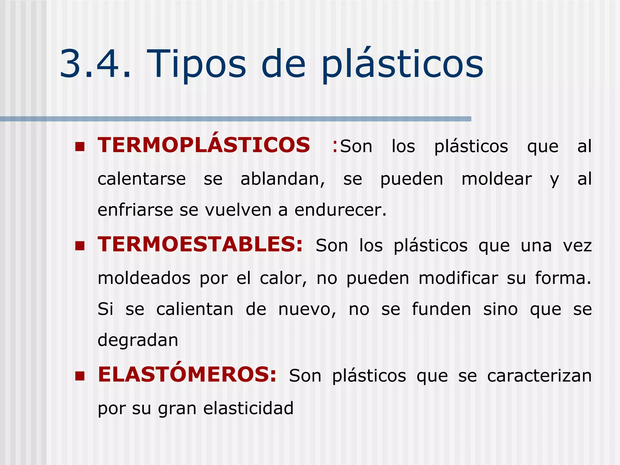 Materiales plasticos | PPTX | Commodities | Economy