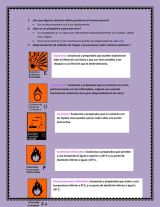 Materiales reactivos y bioseguridad | DOCX
