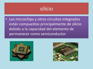 Materiales usados en la fabricación de una computadora | PPTX