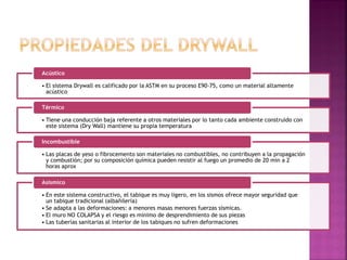 Materiales varios ,drywall-cable-asfalto | PDF