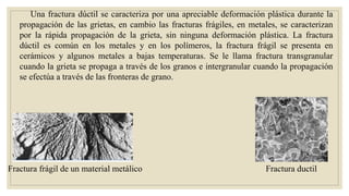ESFUERZO Y DEFORMACIÓN EN METALES | PPTX