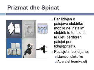 Materialet elektroinstaluese | PPTX