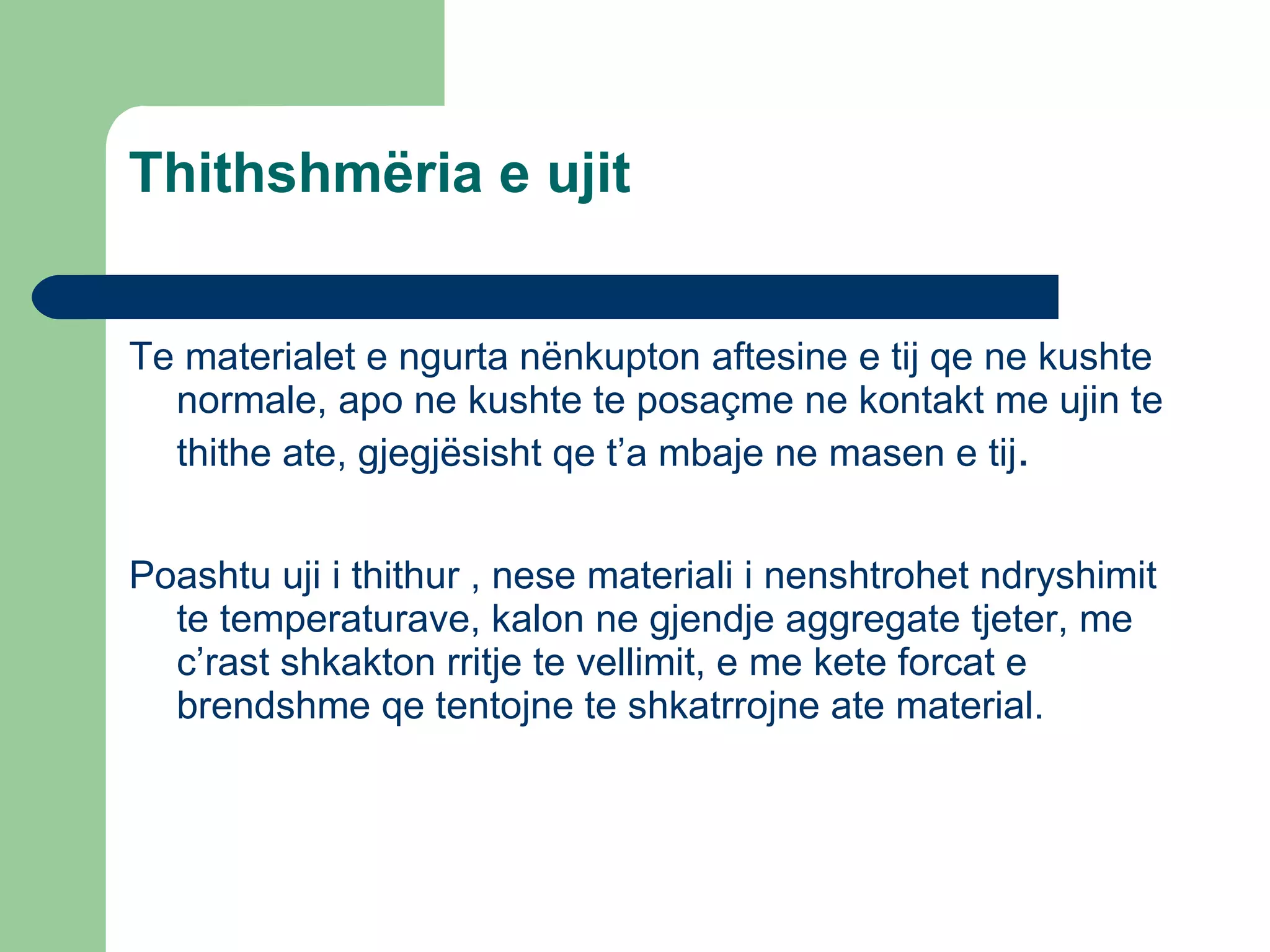 Materialet ndertimore I - Prezentim | PPT