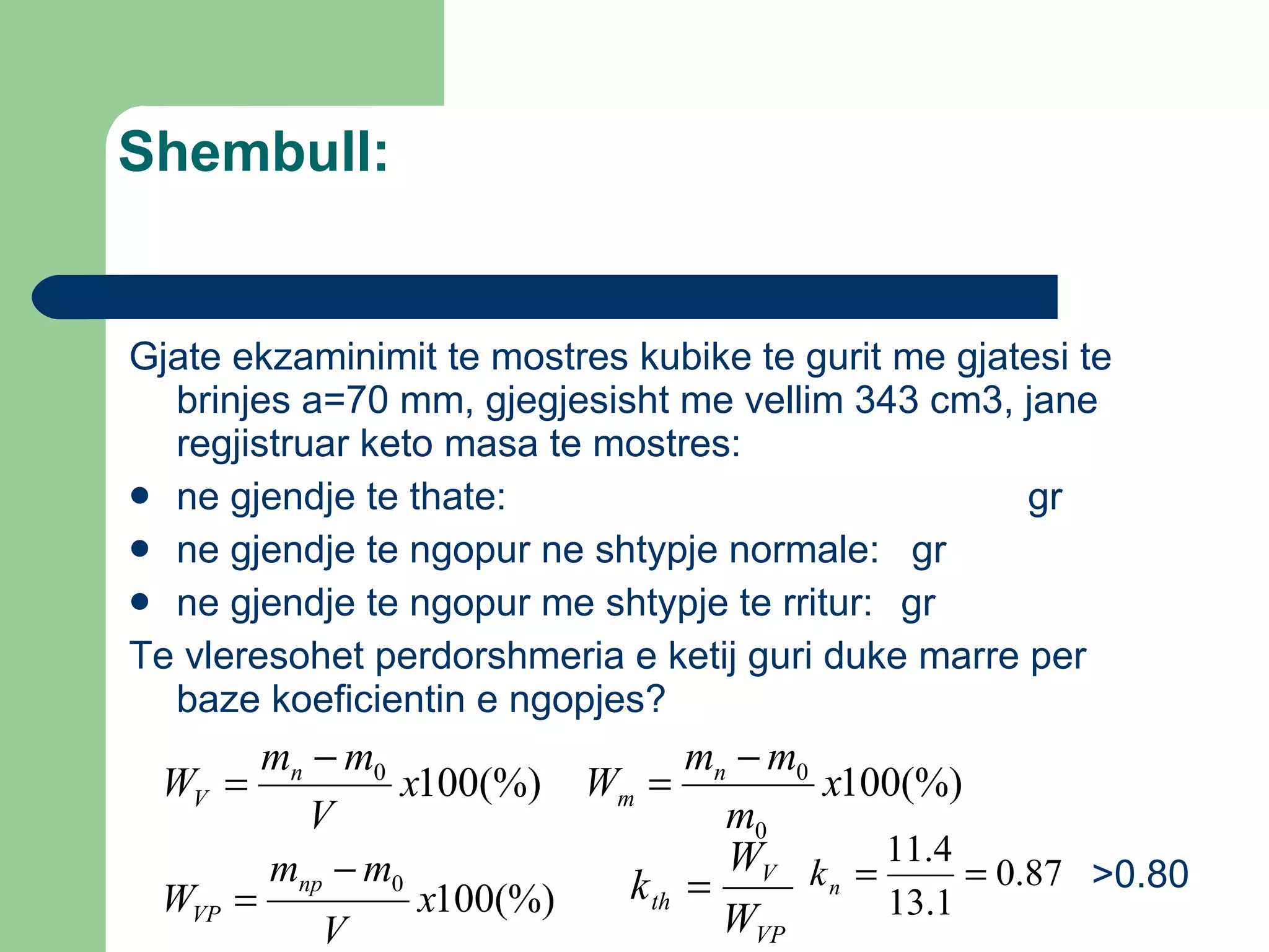 Materialet ndertimore I - Prezentim | PPT