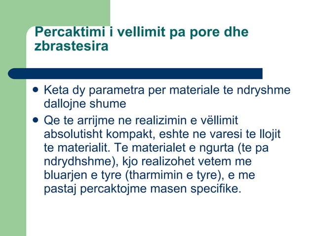 Materialet ndertimore I - Prezentim | PPT