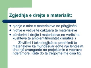 Materialet ndertimore I - Prezentim | PPT