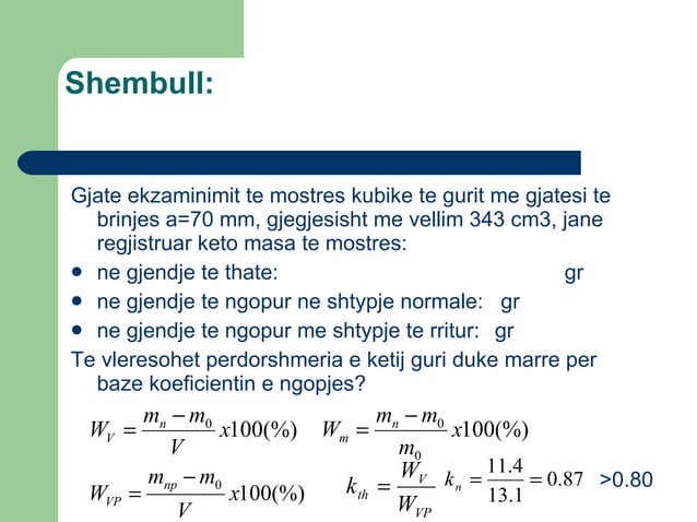 Materialet ndertimore I - Prezentim | PPT