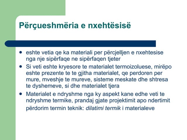 Materialet ndertimore I - Prezentim | PPT