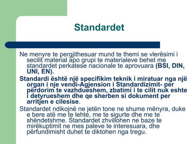 Materialet ndertimore I - prezentim 1 -vazhdim | PPT