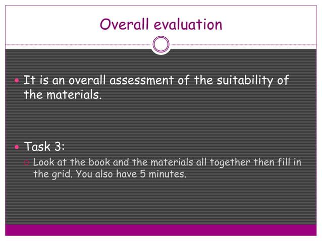 Material evaluation | PPTX