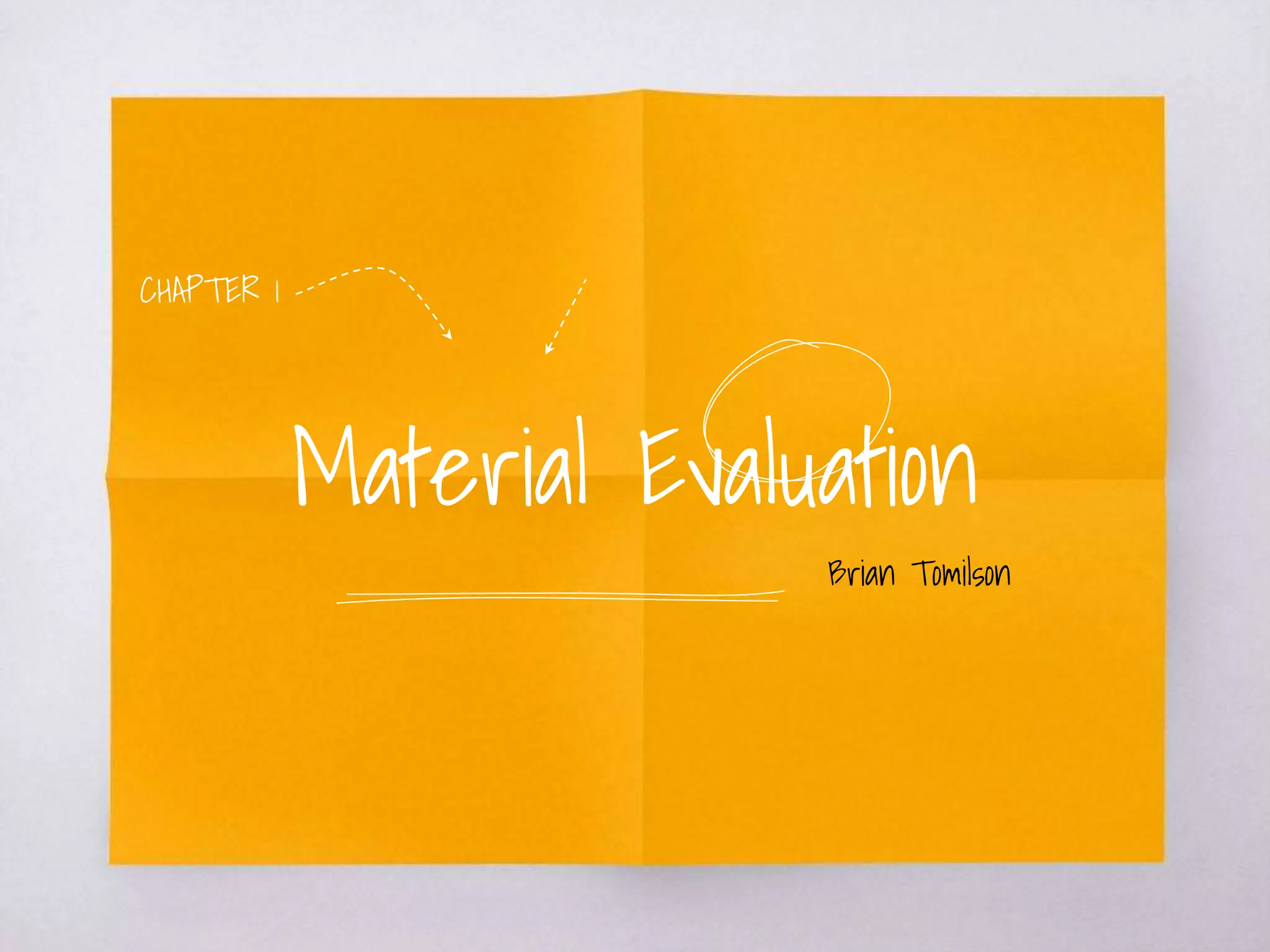 Material evaluation (Chapter 1) | PPTX