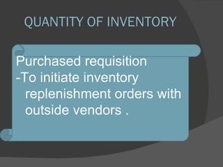 Material flow by sharon | PPT