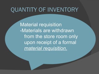 Material flow by sharon | PPT