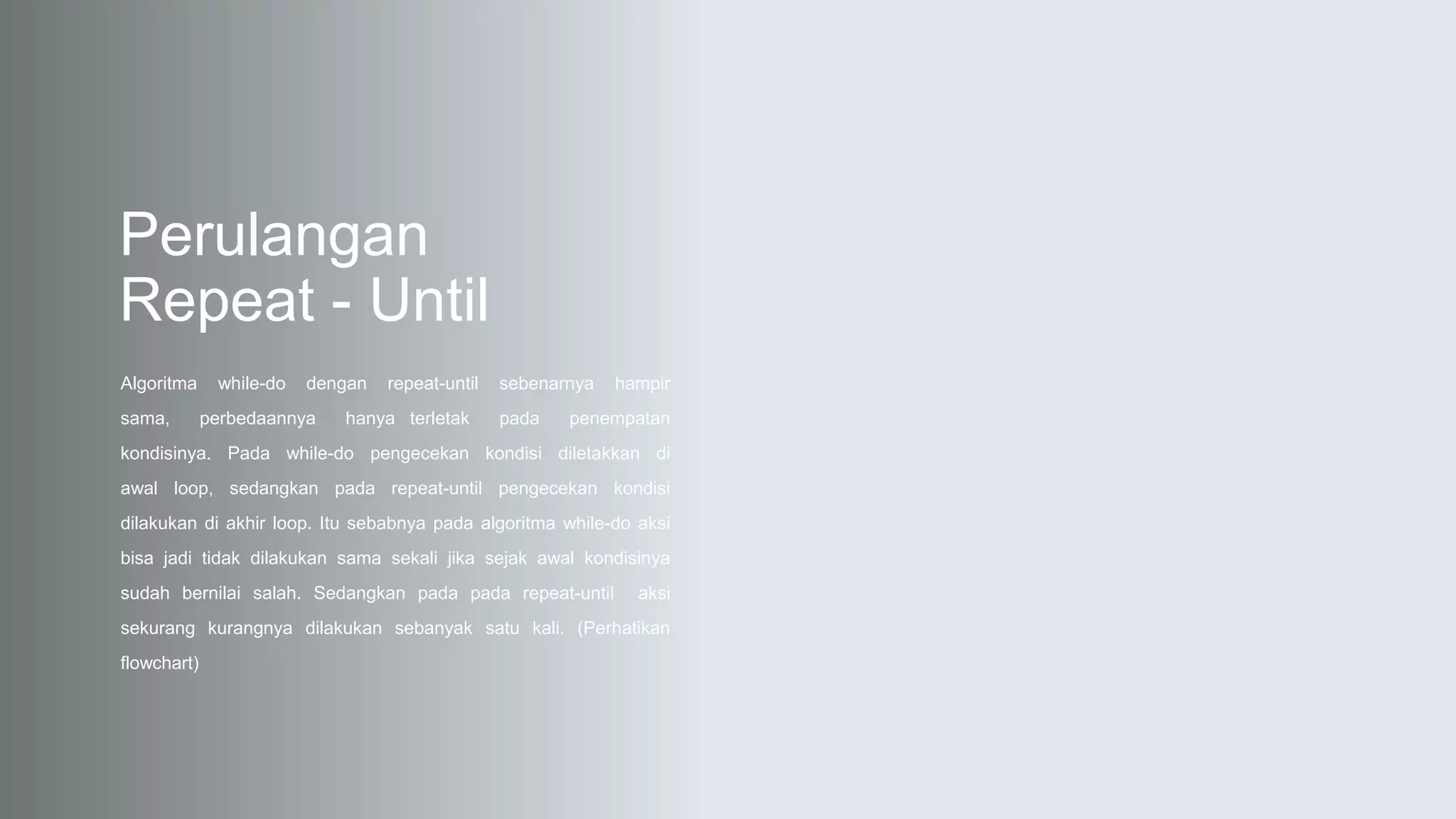 Materi algoritma perulangan | PPTX