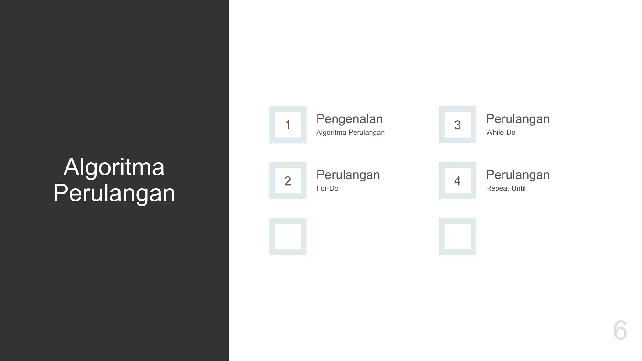 Materi algoritma perulangan | PPTX