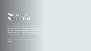 Materi algoritma perulangan | PPTX