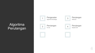 Materi algoritma perulangan | PPTX