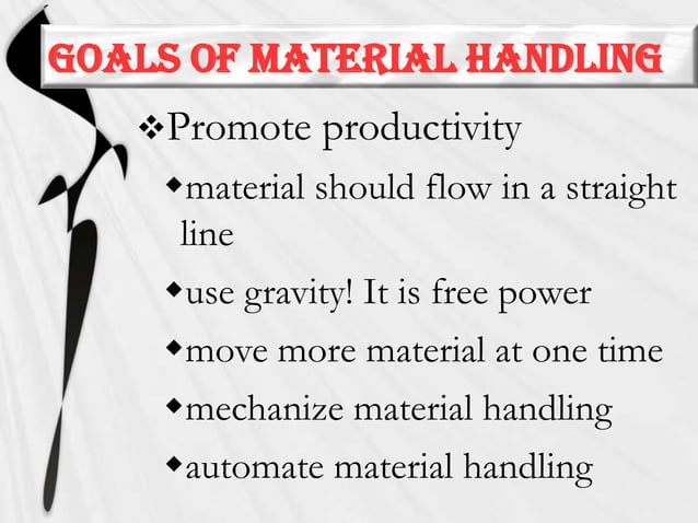 Material handling | PPTX