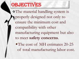 Material handling | PPTX
