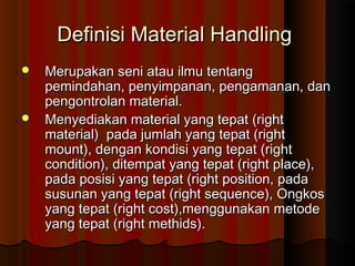 Manual Material Handling | PPT