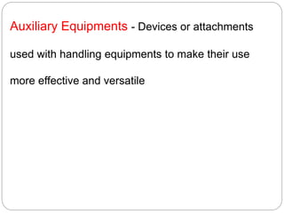 Material handling | PPTX