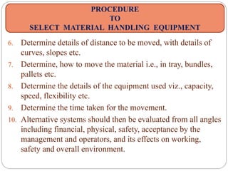 SELECTION OFMaterial handling EQUIPMENT FOR CONSTRUCTION PROJECT.pptx