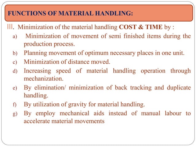 SELECTION OFMaterial handling EQUIPMENT FOR CONSTRUCTION PROJECT.pptx ...
