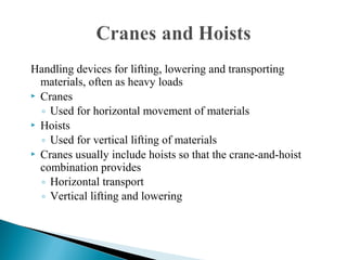 Material Handling & Storage System | PPT