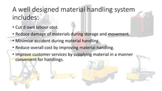 Material handling | PPTX