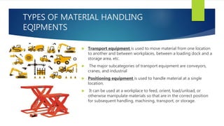 Material handling | PPTX