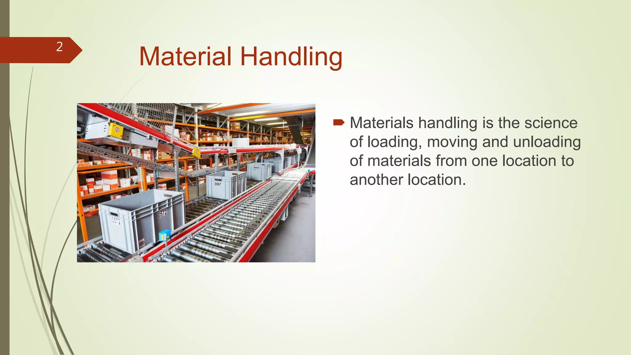 Material handling | PPT