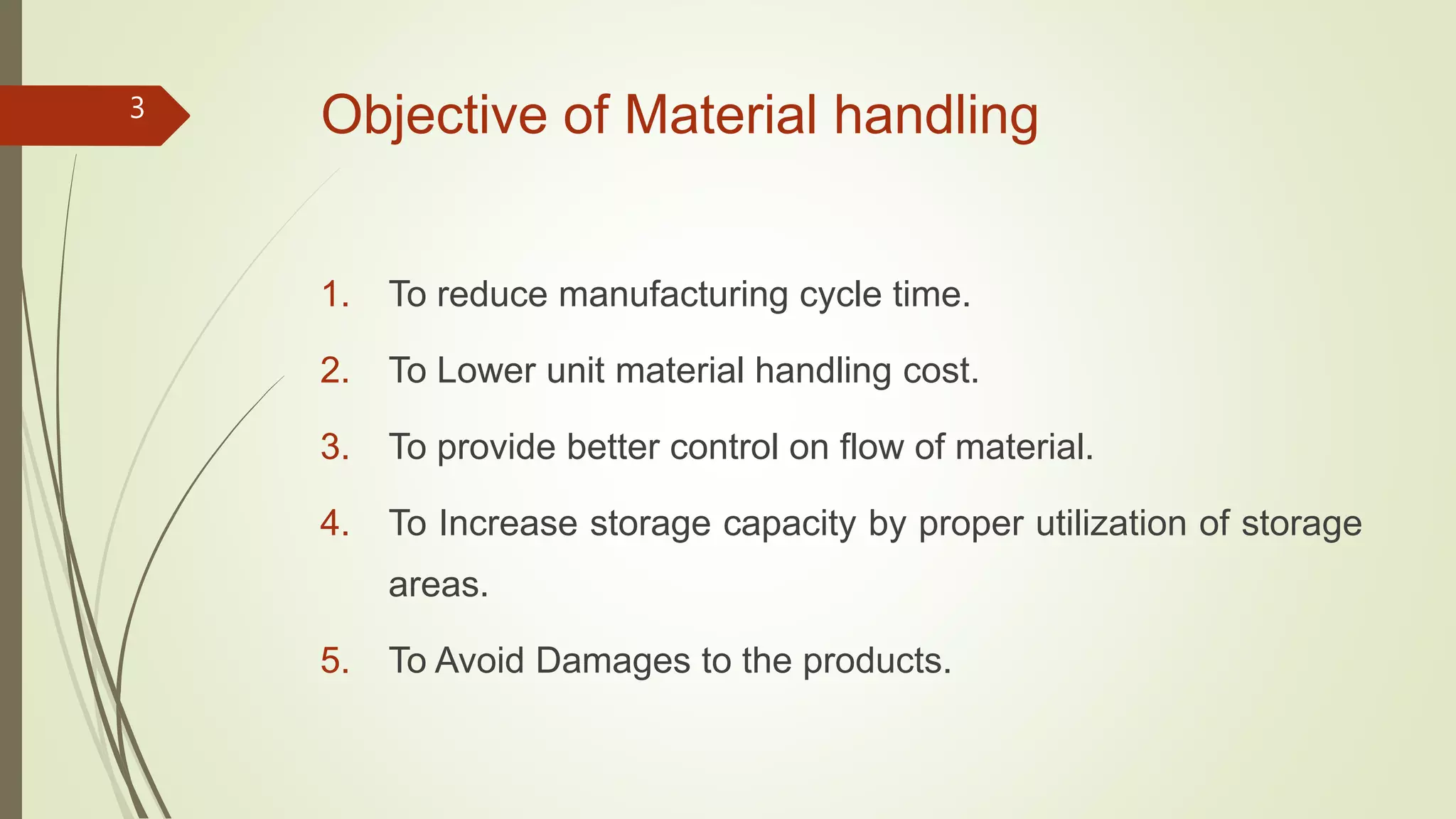 Material handling | PPT