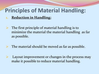 Material handling | PPTX