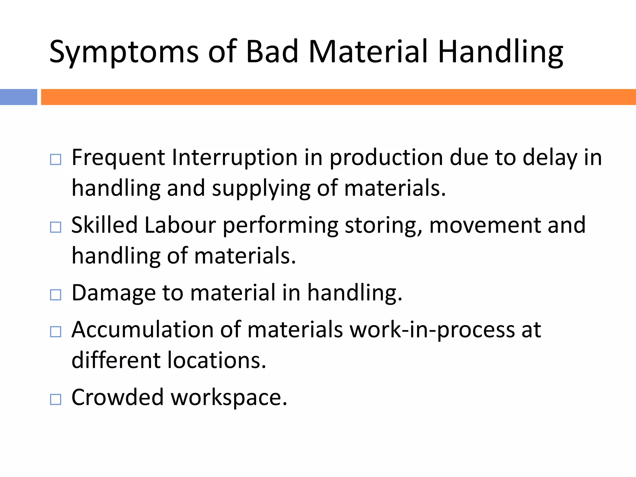 Material handling (Production Technology) | PPTX