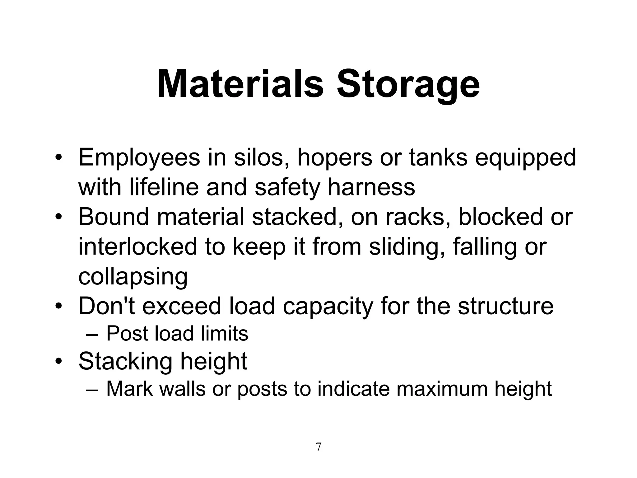 Material handling and safe storage of materials.ppt