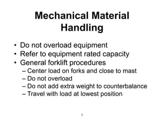 Material handling and safe storage of materials.ppt