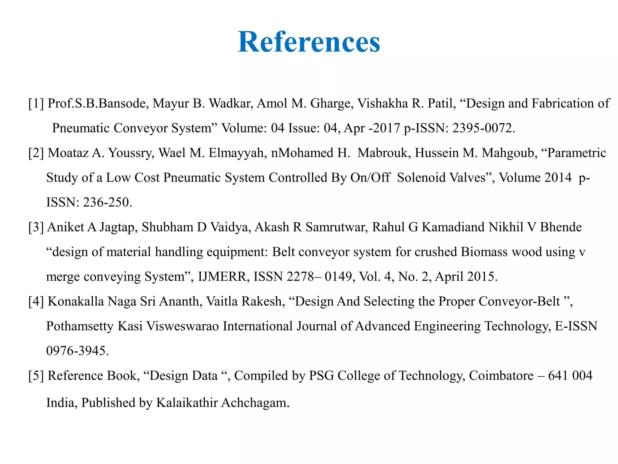 design of Material handling final year project ppt | PDF