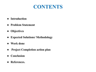 design of Material handling final year project ppt | PDF