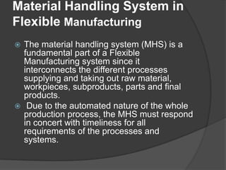 Material handling industry | PPTX