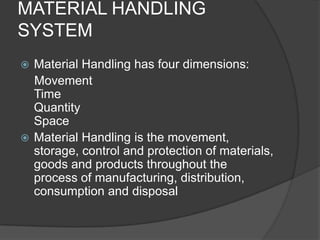 Material handling industry | PPTX