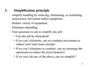 Material handling leturer | PPT | Business | Business and Finance