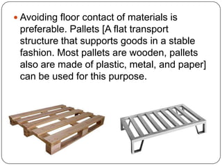 Material handling principles | PPTX