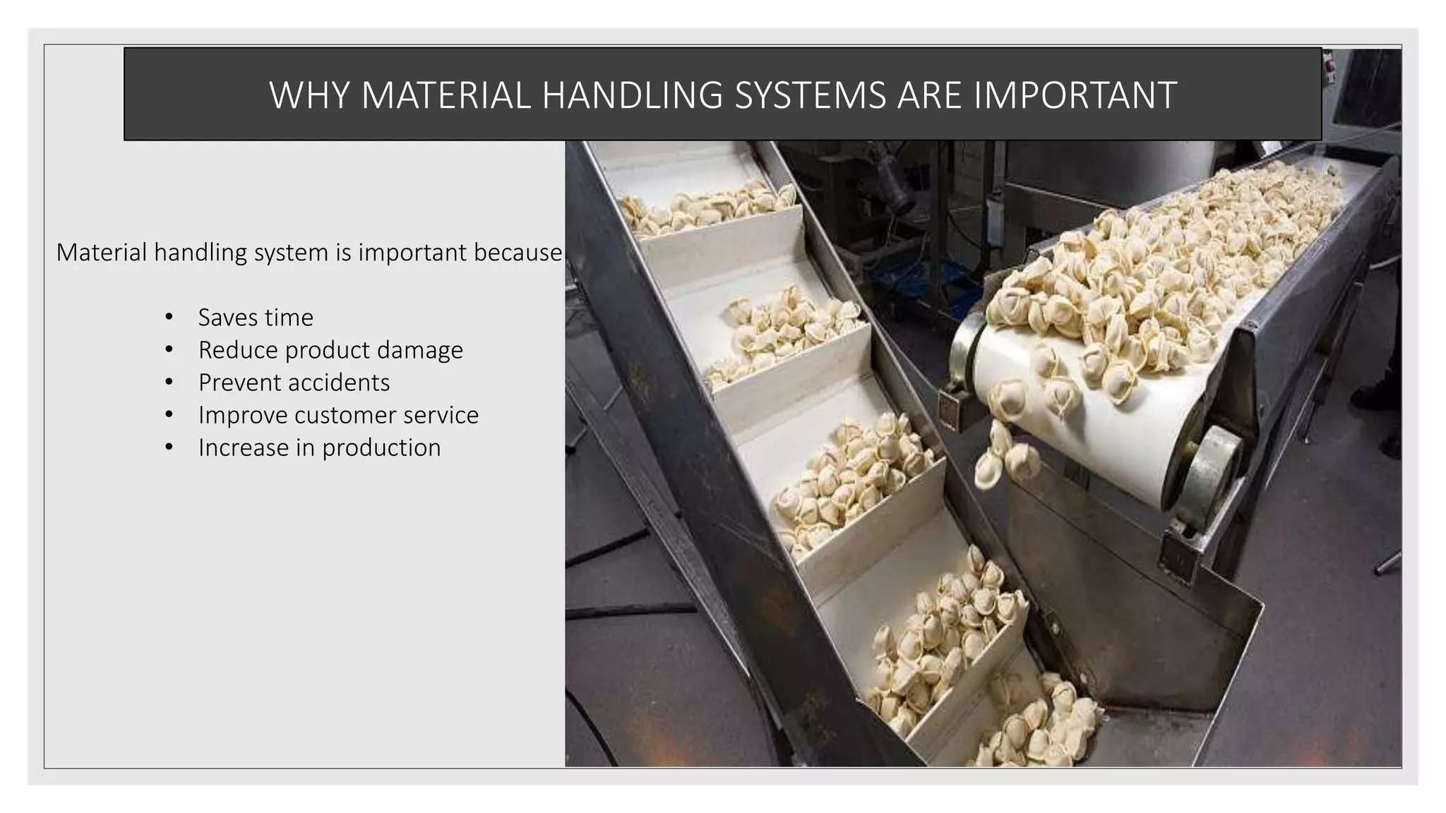 Material handling systems | PPTX