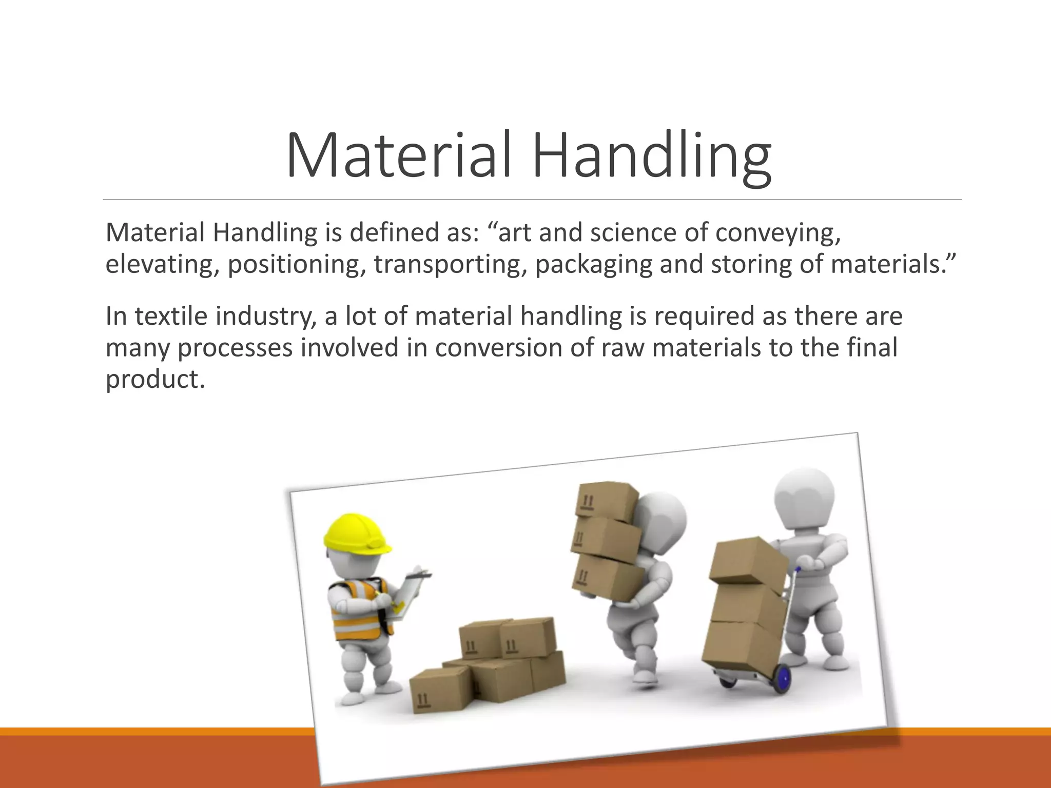 Material handling systems & Advancements | PDF