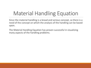 Material handling systems & Advancements | PDF
