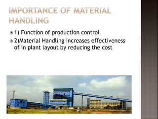 Material handling systems using belt and chain drive | PPT