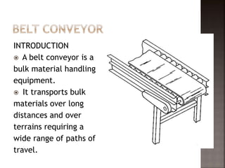 Material handling systems using belt and chain drive | PPT