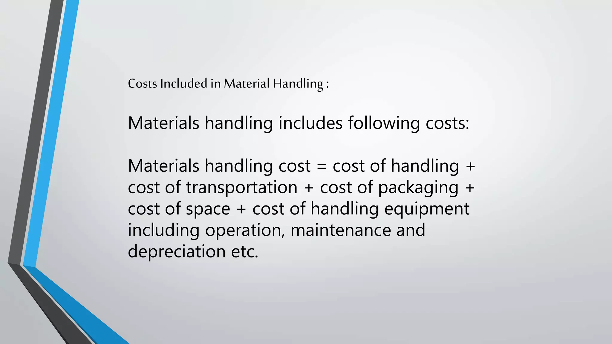 Material Handling | PPTX