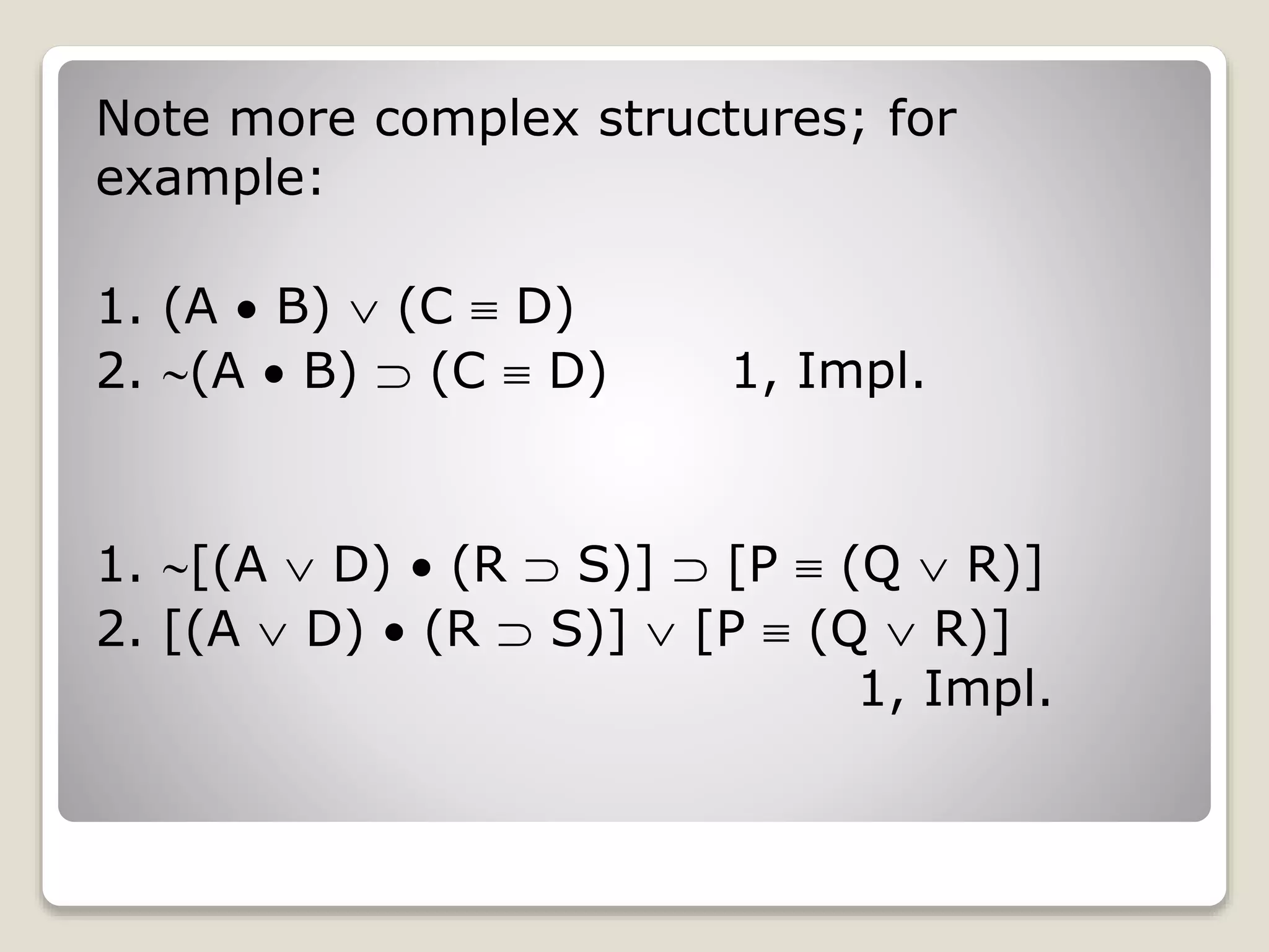 Material implication | PPT | Free Download