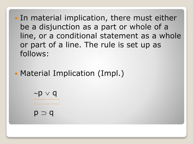 Material implication | PPT